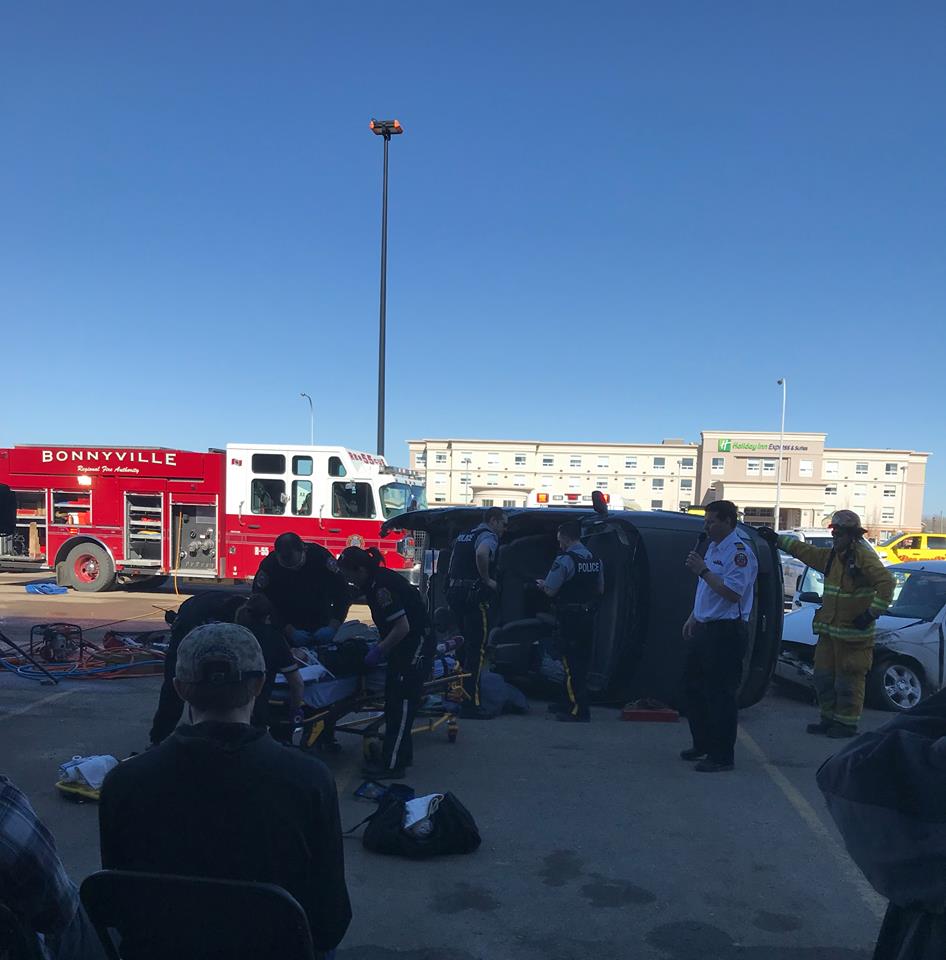 Mock Collision shows real-life consequences - Lakeland Connect