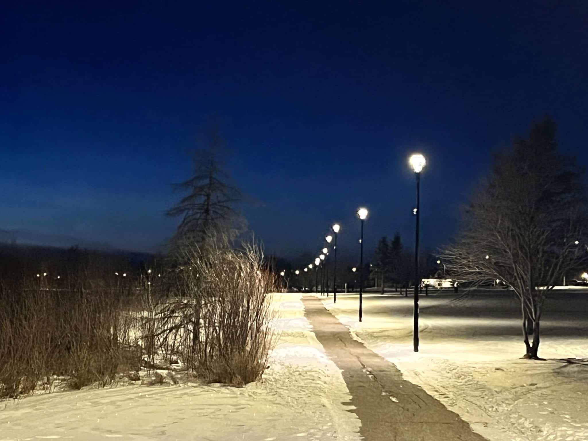 Brightening the Path - Jessie Lake Trail lights installed - Lakeland ...