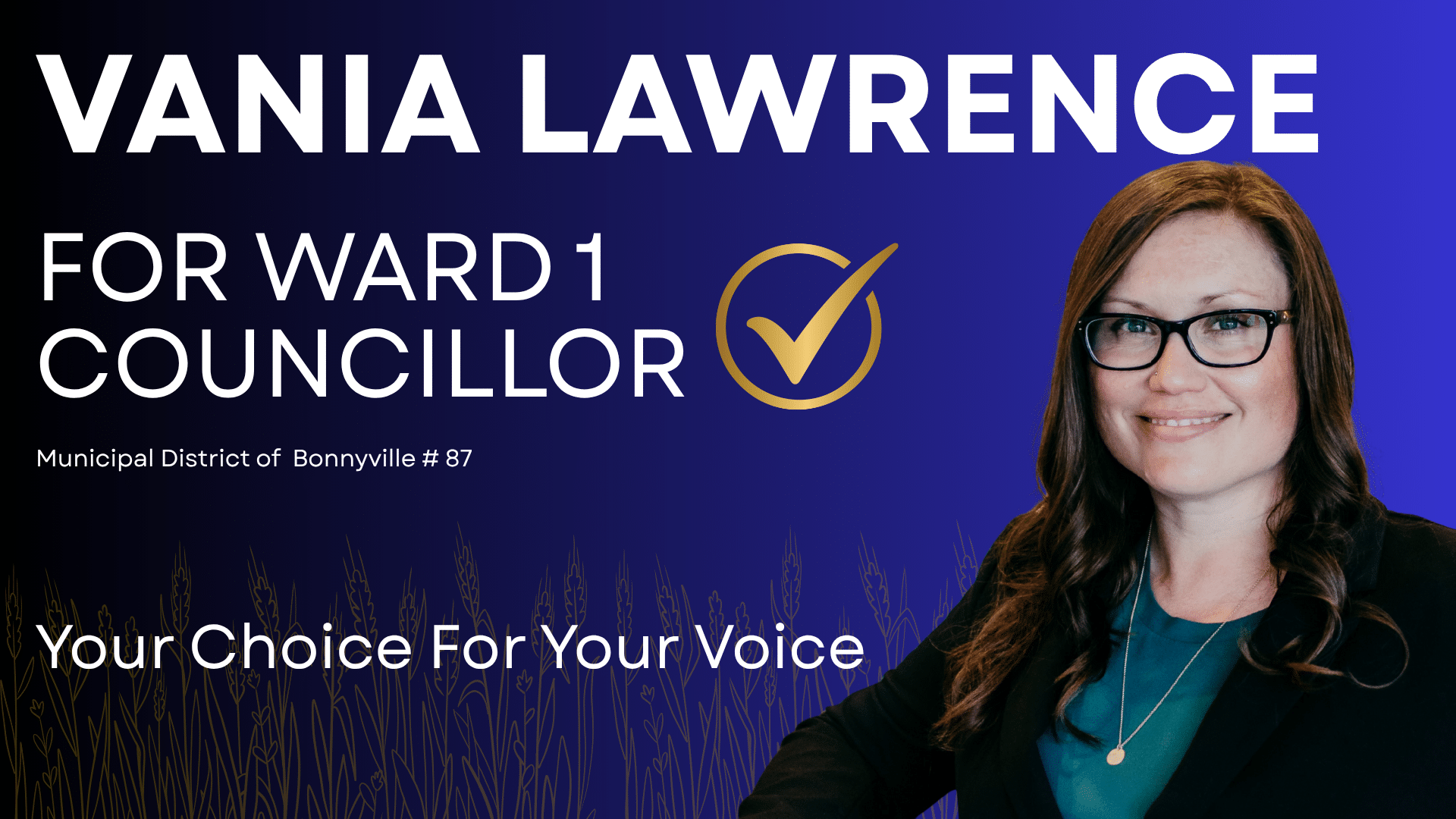 Meet the Candidate: Vania Lawrence (Ward 1, MD of Bonnyville ...