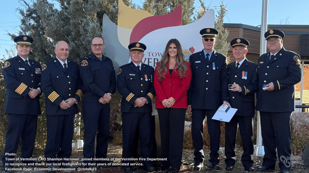 Vermilion Firefighters Recognised for Decades of Service and Provincial ...